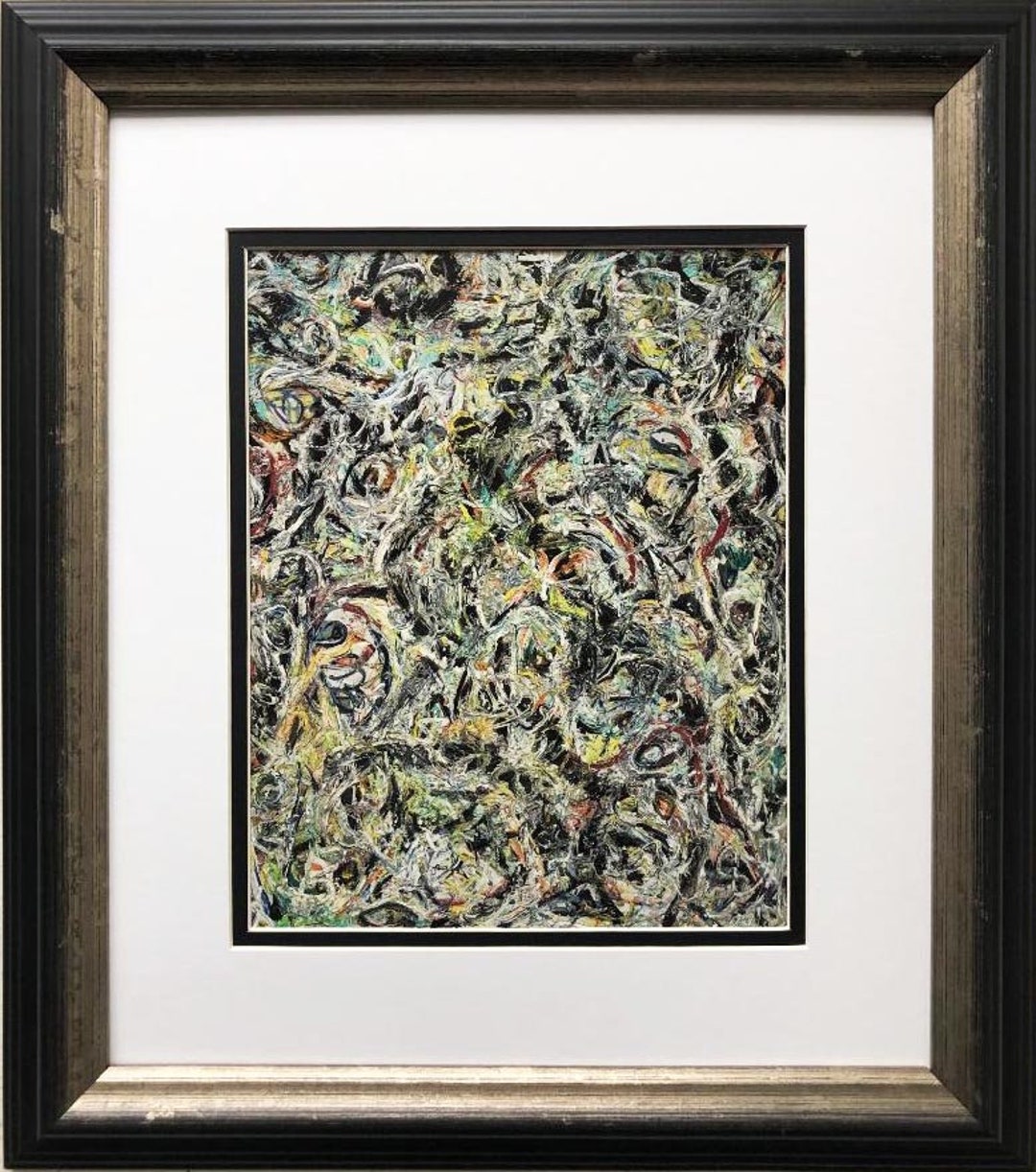 Jackson Pollack "eyes in the Heat" CUSTOM FRAMED Art - Etsy