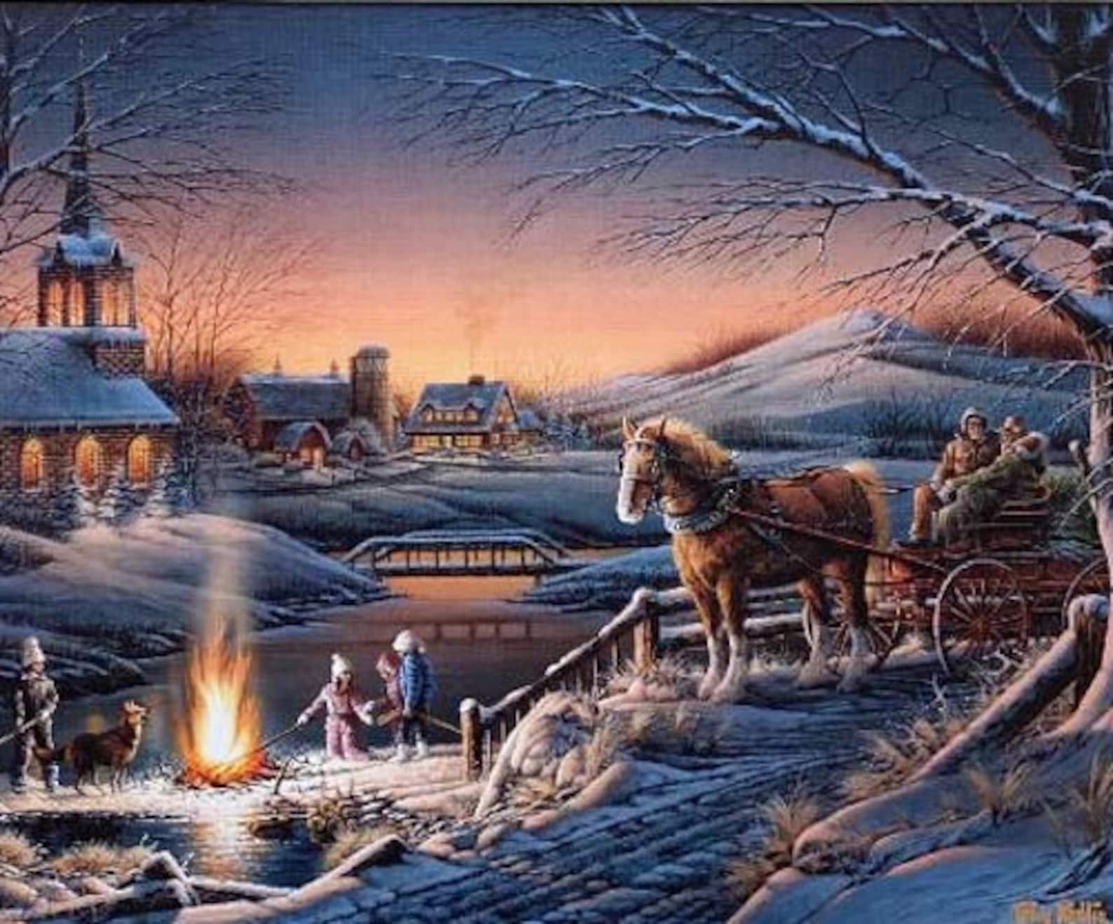 Terry Redlin "Sharing the Evening" CUSTOM FRAMED Art Print - Etsy Nederland