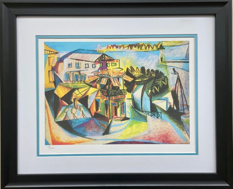 Pablo Picasso "cafe Royan" (1940) CUSTOM FRAMED ART - Etsy