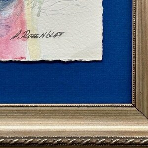 Anna Rozenblat "still Life in the Window" Hand Signed & # Framed Floral ...