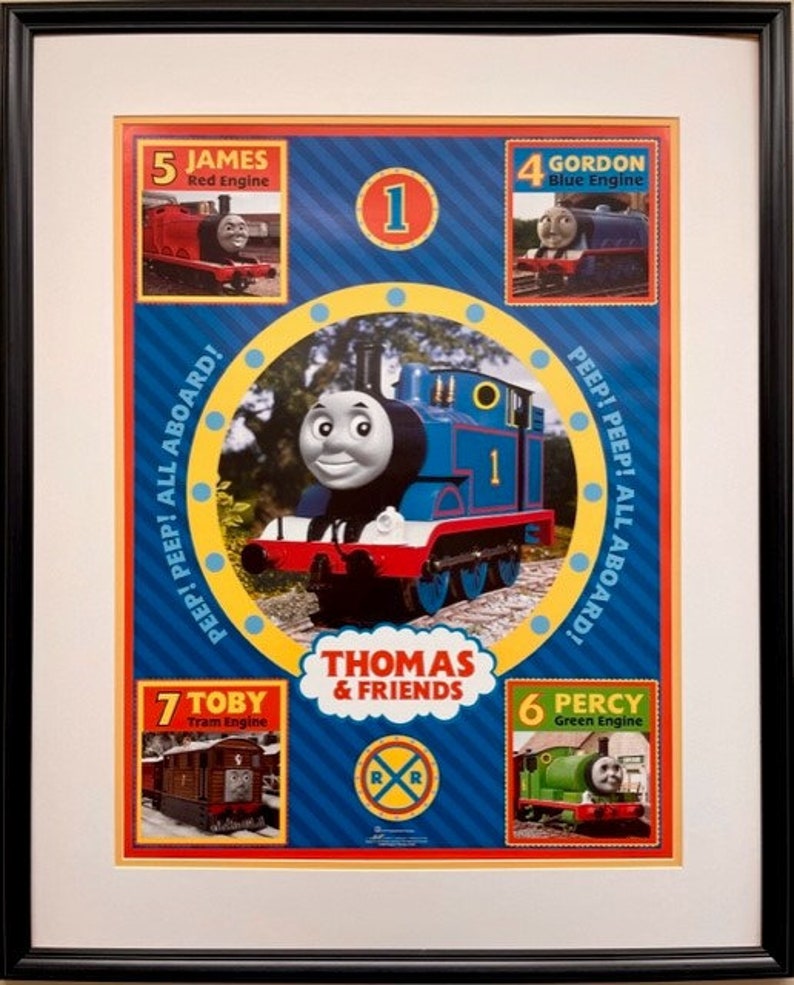 Thomas the Tank Engine "thomas & Friends" FRAMED Art Poster - Etsy