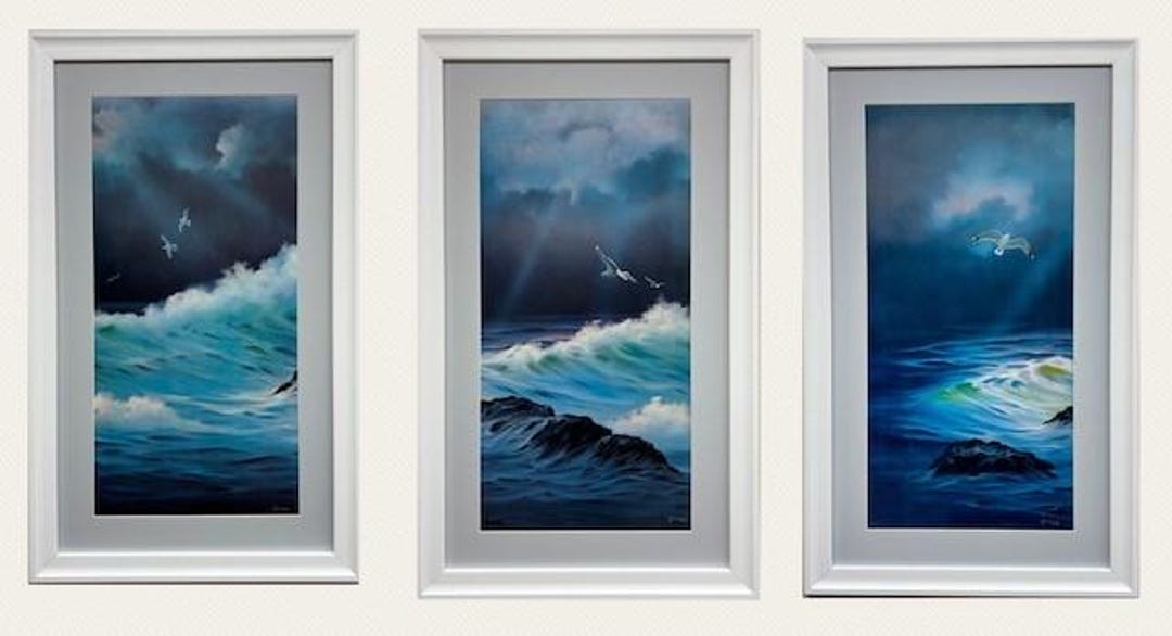 Gregg "opus I, II & Iii" SET of 3 Framed Hand Signed Lithographic Art ...