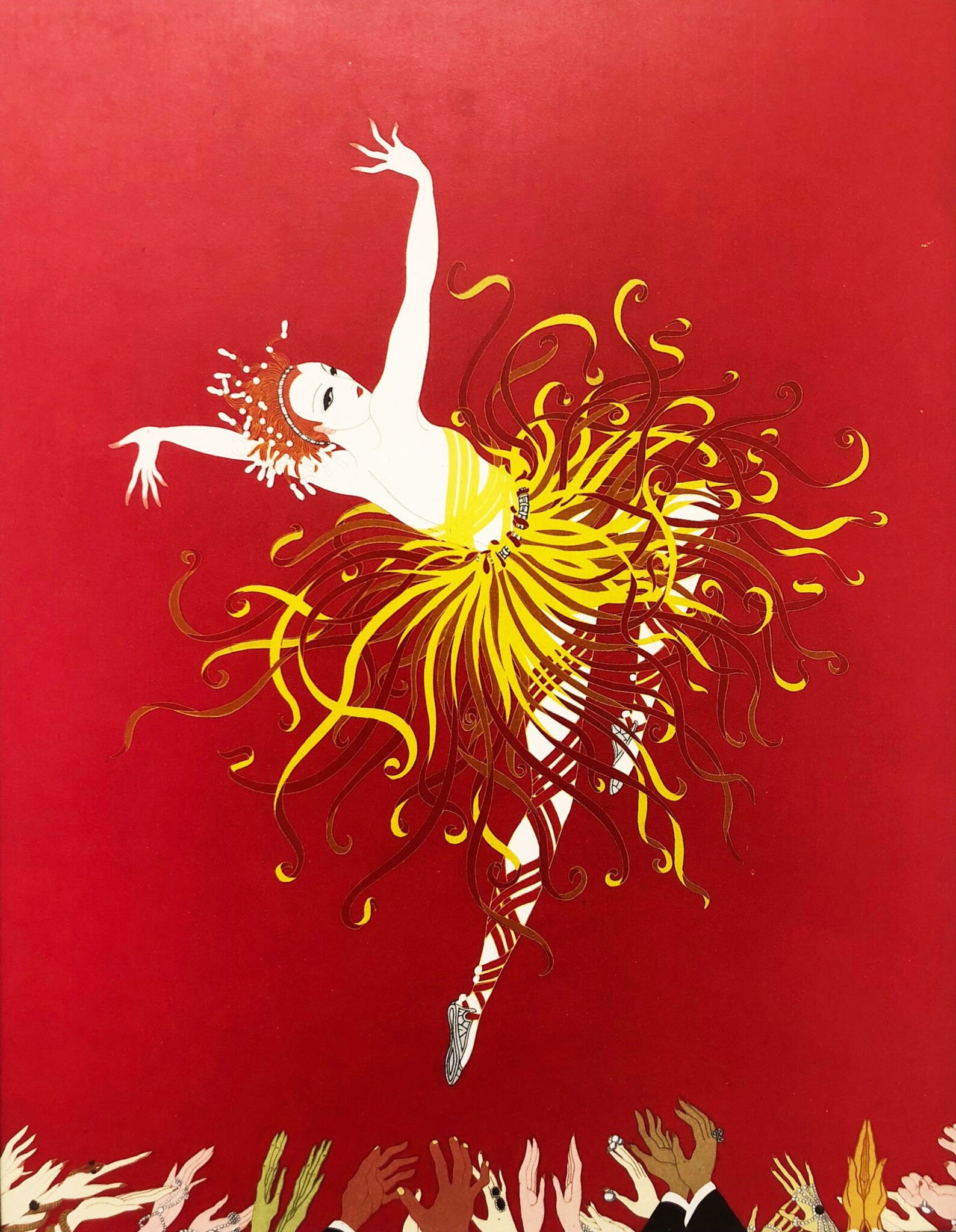 Erte "applause" Newly CUSTOM FRAMED Print - Etsy