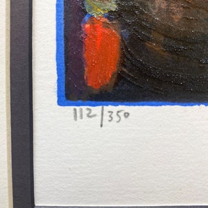 Claude Fauchere "couleurs De Franc" Framed Hand Signed & # Serigraph ...