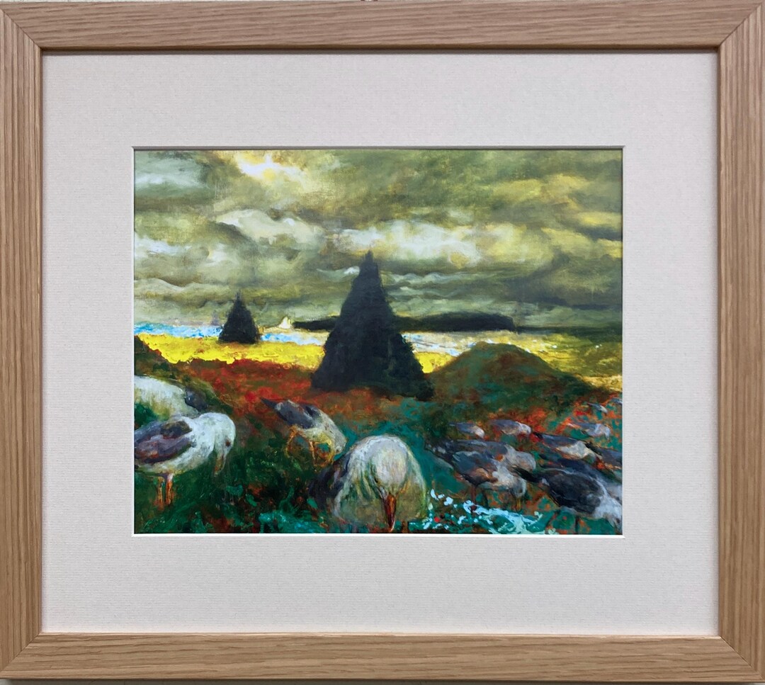 Jamie Wyeth "shell Middens" CUSTOM FRAMED Art Andrew Americana - Etsy