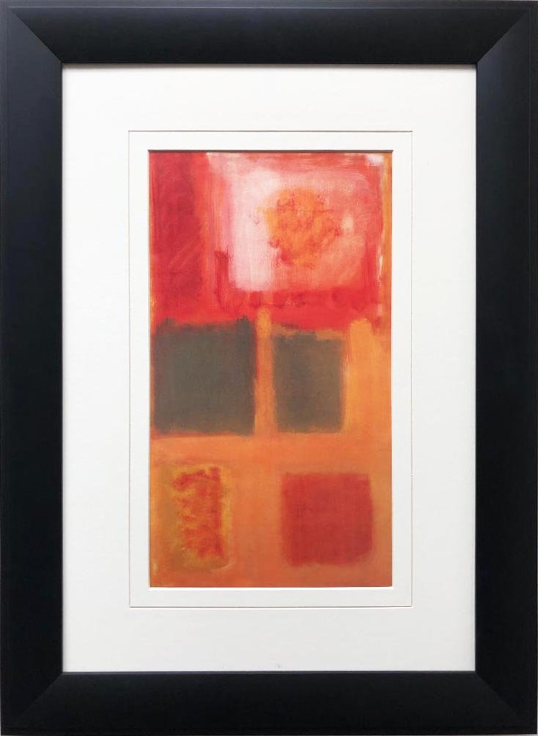 Mark Rothko "number 10" FRAMED Art - Etsy