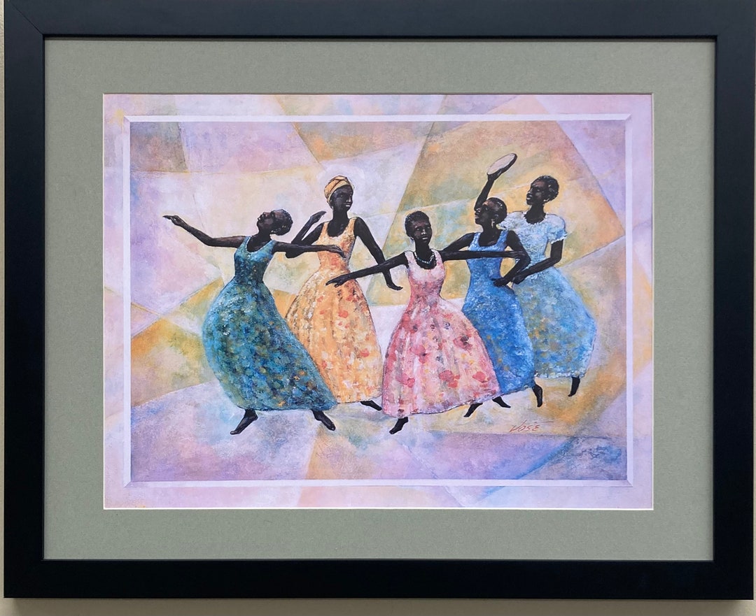 Jose "dance Celebration Ii" NEW Custom FRAMED Black Art - Etsy