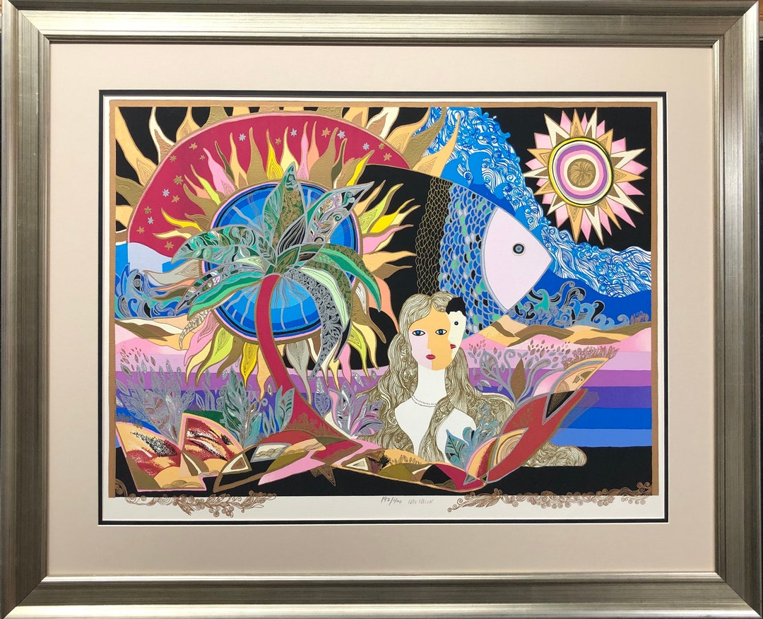 Ilan Hasson "creation" FRAMED Signed & # Art - Etsy