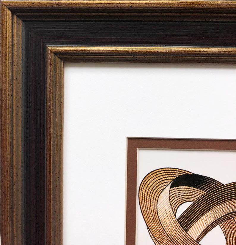M.c.escher knots 1965 CUSTOM FRAMED Art - Etsy