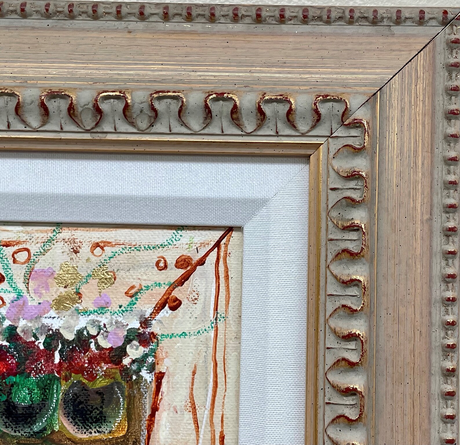 Zule Moskowitz conversations Hand Signed Original Oil FRAMED ART - Etsy