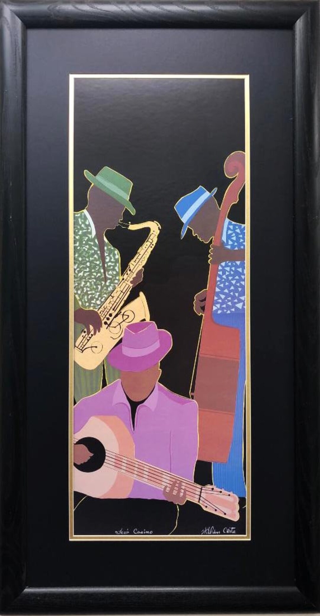 William Crite "leo's Casino" CUSTOM FRAMED Art - Etsy