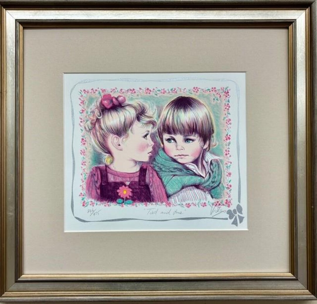Mary Vickers "tied & True" Hand Signed Limited Edition Mixed Media ...