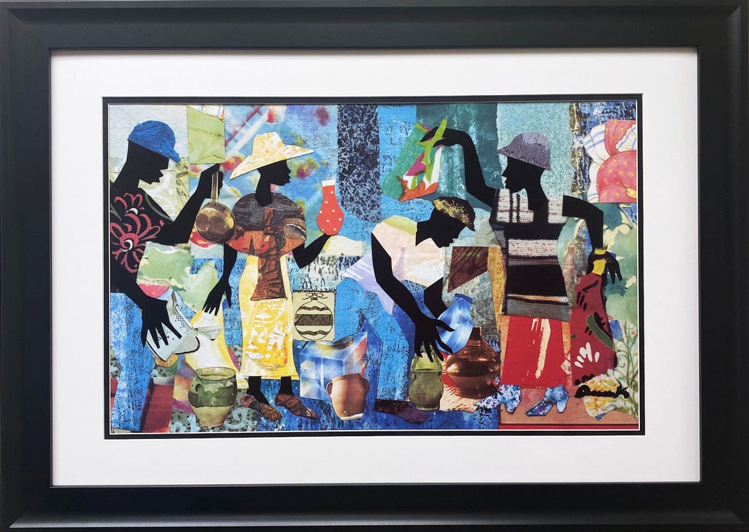 James Denmark "yard Sale" Custom Framed African American Art Music - Etsy