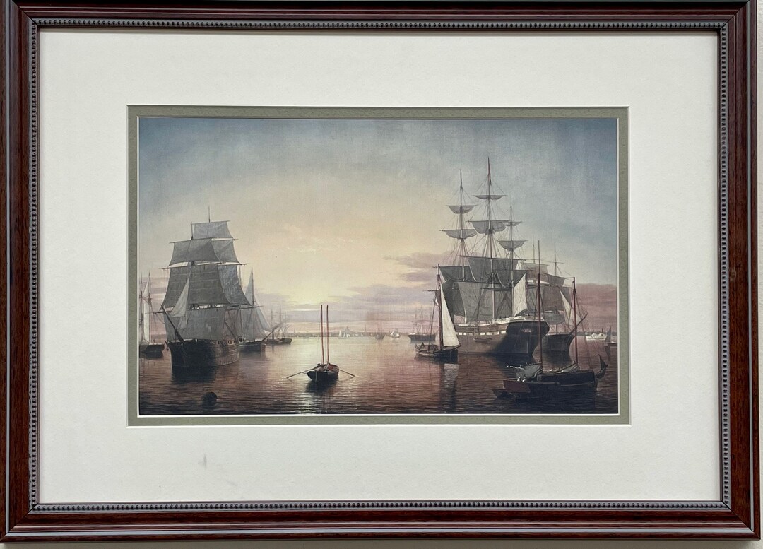 Fitz H. Lane "boston Harbor" (about 1850-1855) FRAMED Art - Etsy
