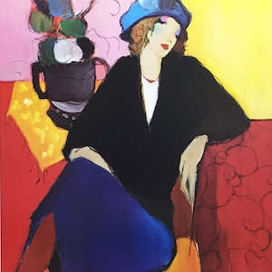 ITZCHAK TARKAY "suzanne" - Offset Lithograph Custom FRAMED Art New ...