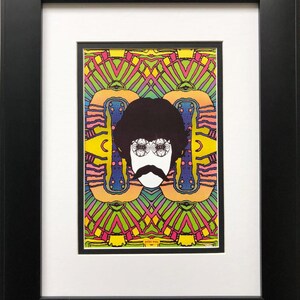 Peter Max "self Portrait" Newly CUSTOM FRAMED Print - Etsy