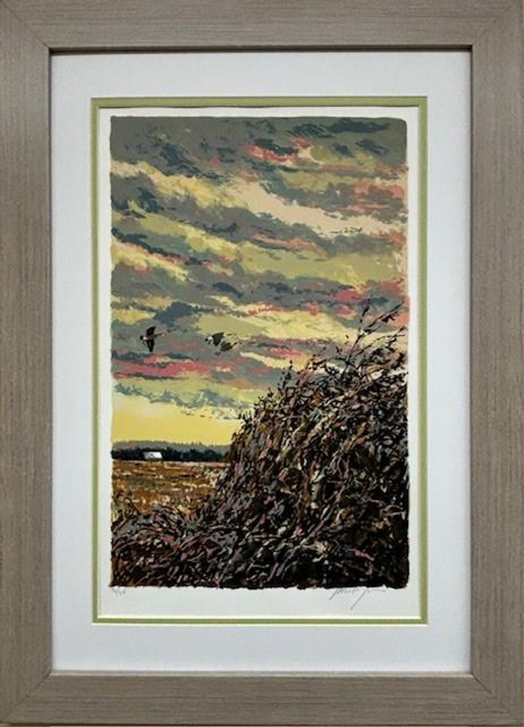 Michael Schofield "mallards in Flight" Hand Signed Limited Edition Framed Art - Etsy
