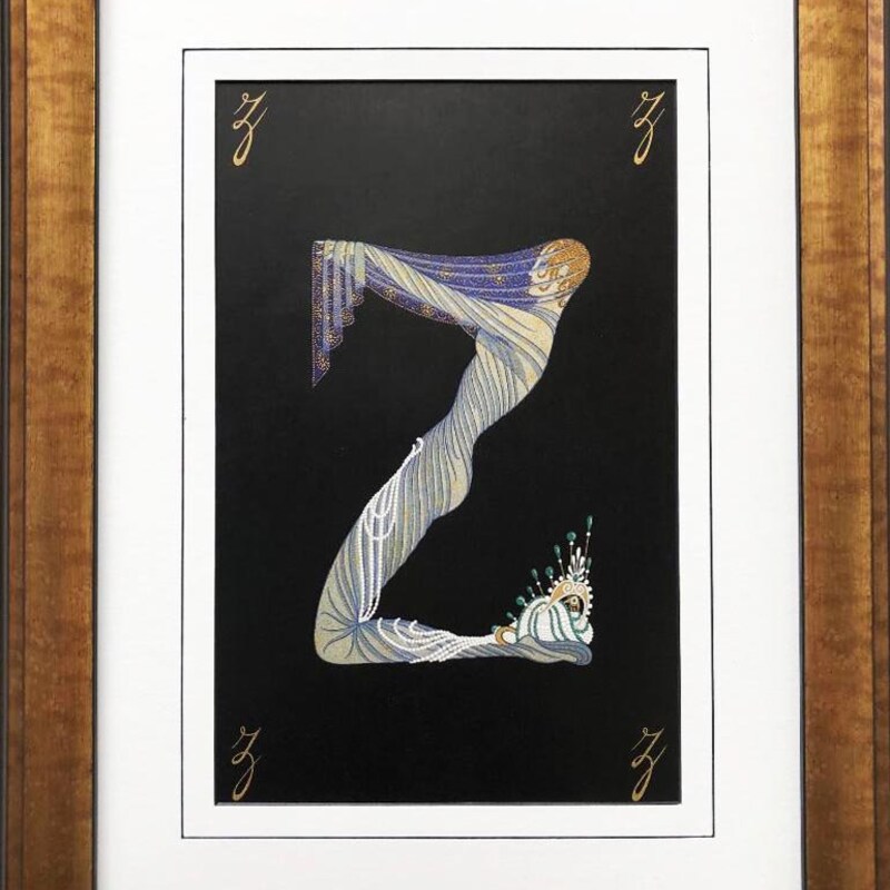 Erte Letter A - Etsy