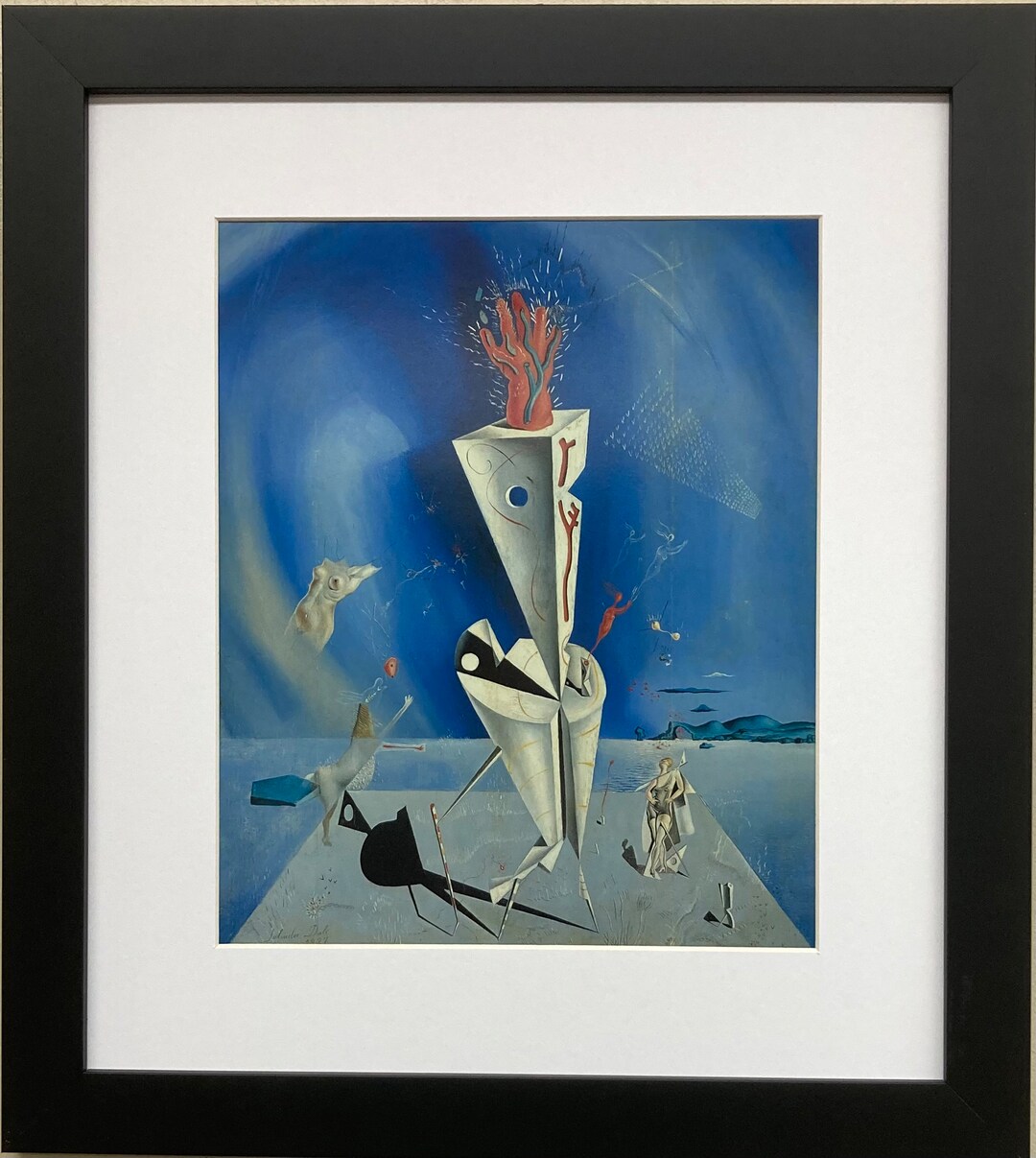 Salvador Dali "apparatus and Hand 1927" FRAMED ART Surreal Surrealism ...