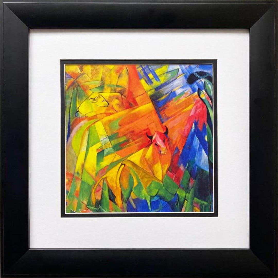 Franz Marc "animals in a Landscape " Framed Art Print - Etsy