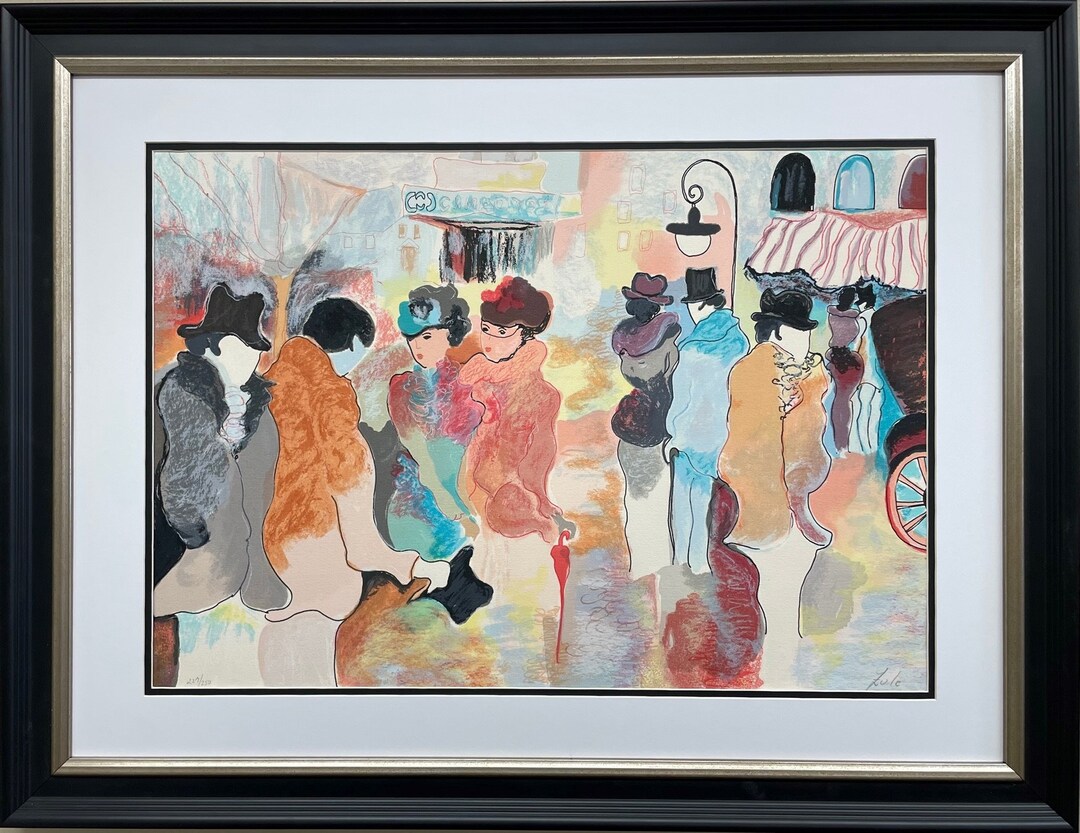 Zule Moskowitz "strollers" Hand Signed Limited Edition Silkscreen ...