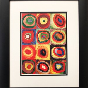 Wassily Kandinsky "colour Study 1913" Abstract Art CUSTOM FRAMED - Etsy