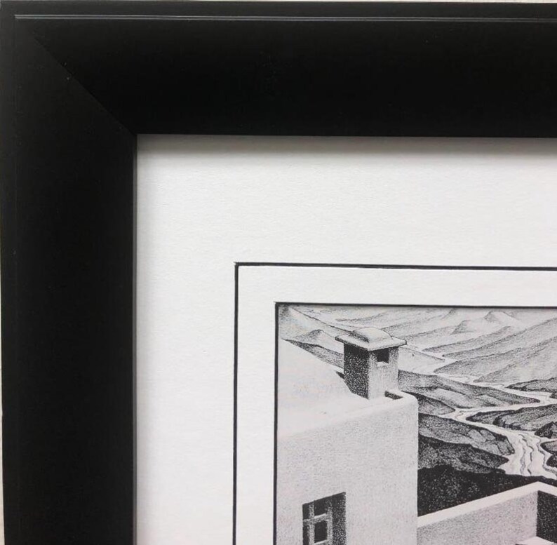 M.c.escher "cycle 1938" CUSTOM FRAMED Art - Etsy