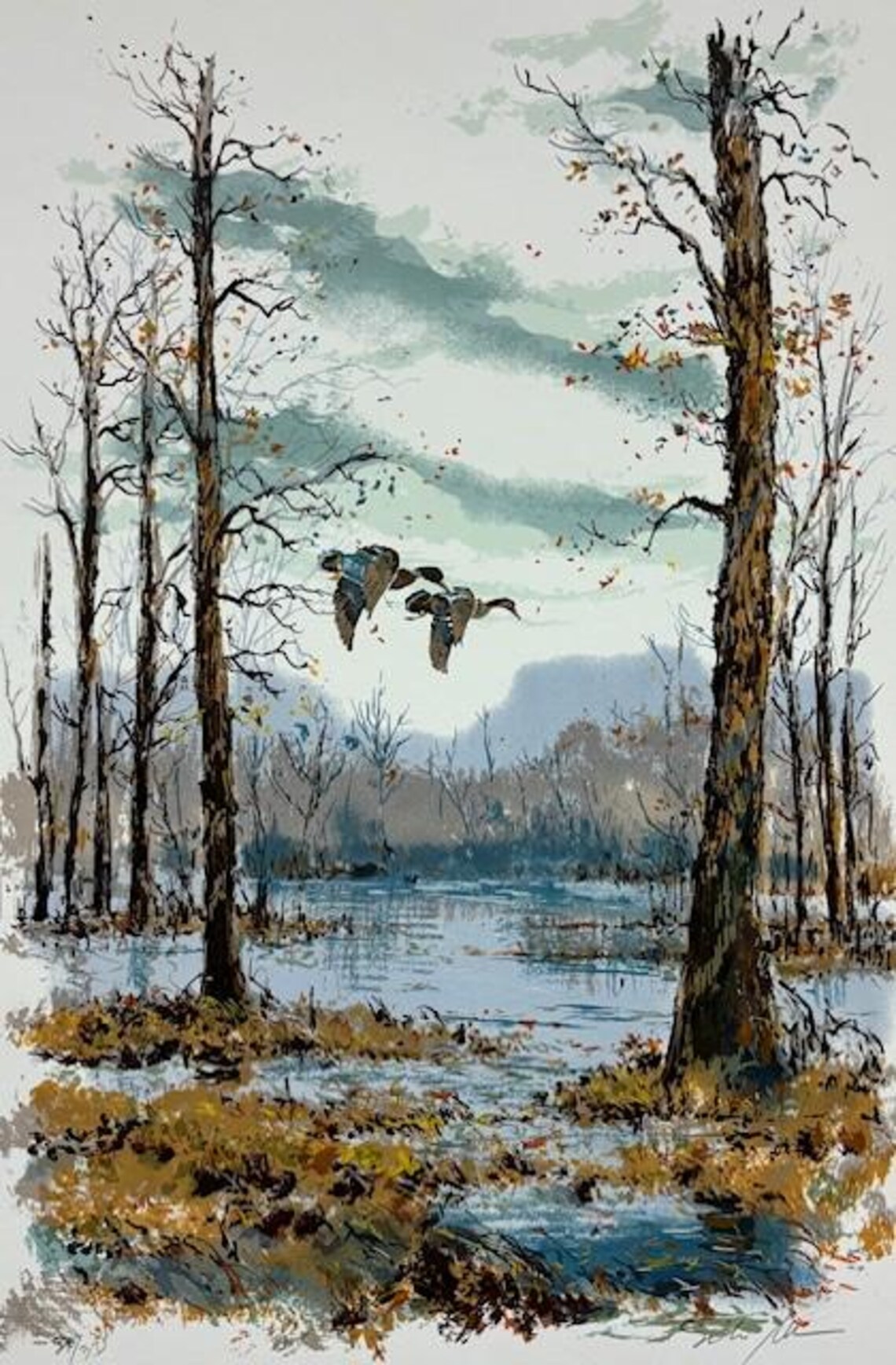 Michael Schofield "approaching Winter" Hand Signed Limited Edition ...