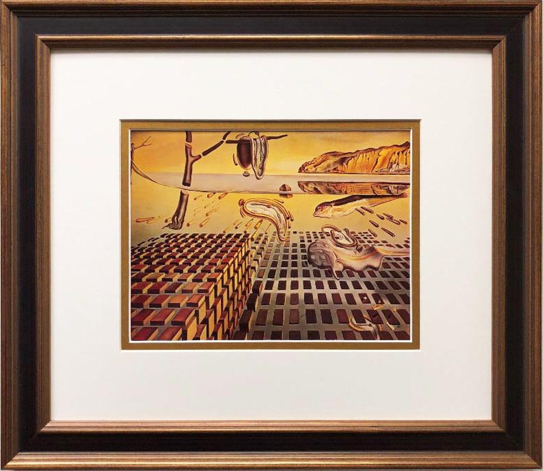 Salvador Dali "disintegration of Persistence" CUSTOM FRAMED ART - Etsy