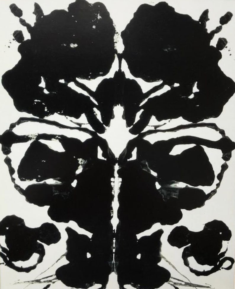 Andy Warhol rorschach 1984 3 CUSTOM FRAMED Pop - Etsy UK