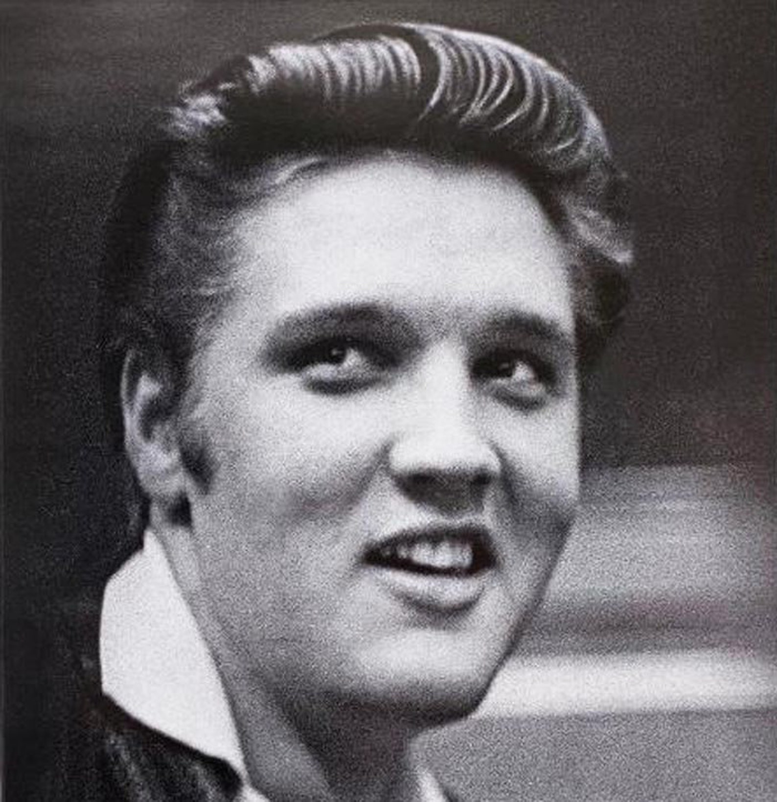 Elvis Presley "smiles at RCA Studios" Framed Litho Art - Etsy
