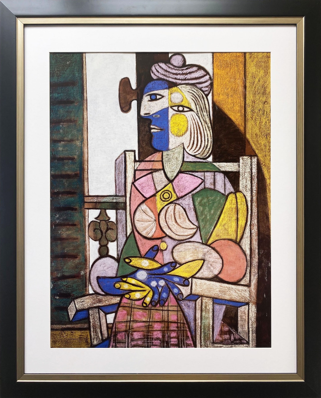 Pablo Picasso "femme Assise Devant La Fenetre" (woman Seated Before the Window) - Etsy