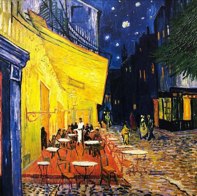 Van Gogh cafe Terrace at Night 1888 Framed Art - Etsy