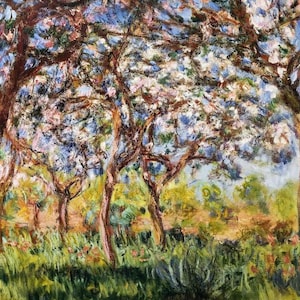 Claude Monet "spring in Giverny" CUSTOM FRAMED Art - Etsy