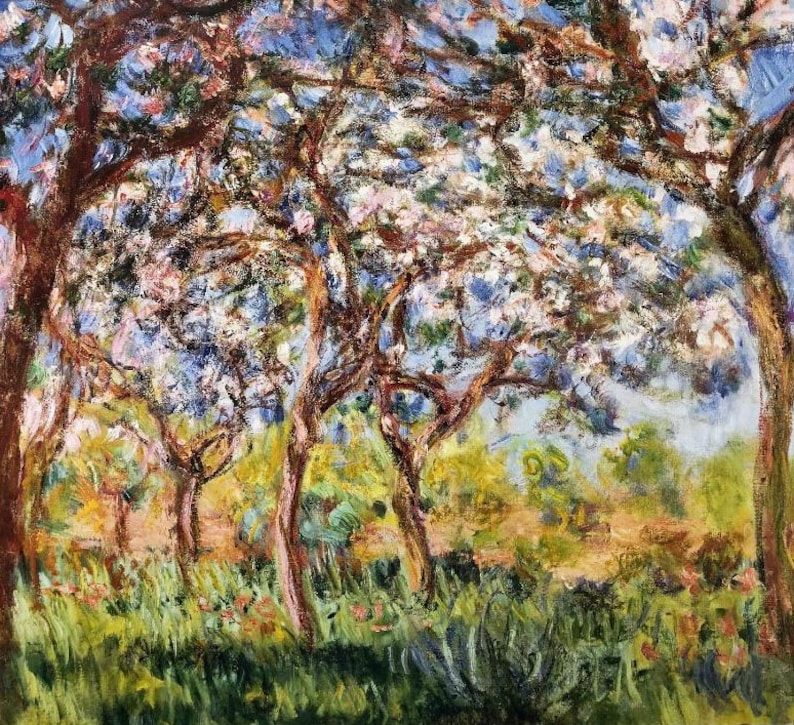 Claude Monet spring in Giverny CUSTOM FRAMED Art - Etsy