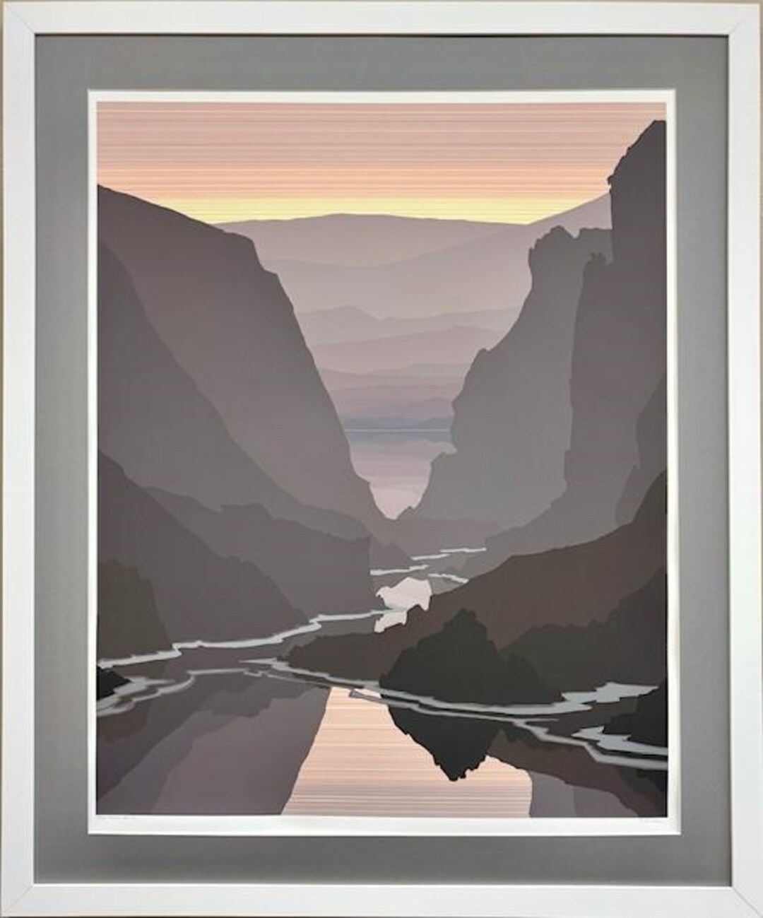 Jerry Schurr "hidden Valley" Hand Signed & # Framed Serigraph Art ...
