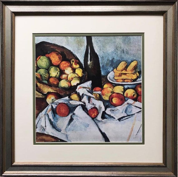 Paul Cezanne basket of Apples 1895 Custom Framed - Etsy