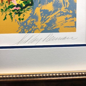 Leroy Neiman "cafe De Flore" Framed Hand Signed Serigraph - Etsy