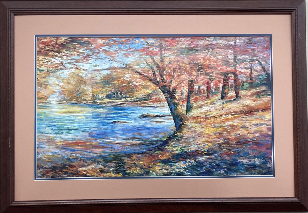 Michael Schofield "golden Breeze" Hand Signed Offset Lithograph Framed Art NEW - Etsy