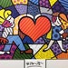 Romero Britto heart Kids lg NEWLY CUSTOM FRAMED Art Print - Etsy