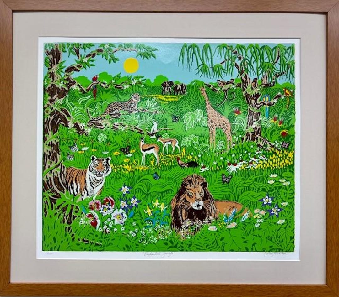 Miriam Ecker "enchanted Jungle" Hand Signed Limited Edition Animal ...
