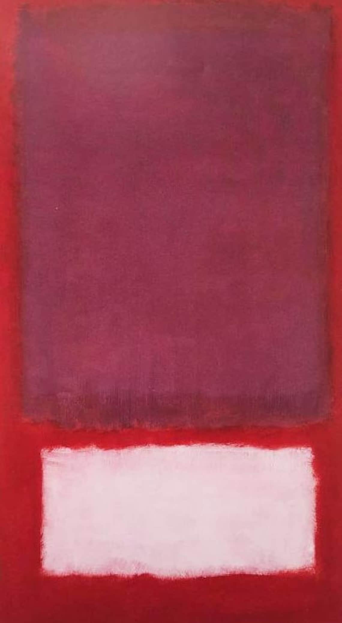 Mark Rothko Number 5 FRAMED Art | Etsy