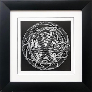 M.c.escher "concentric Rinds" 1953 CUSTOM FRAMED Art - Etsy