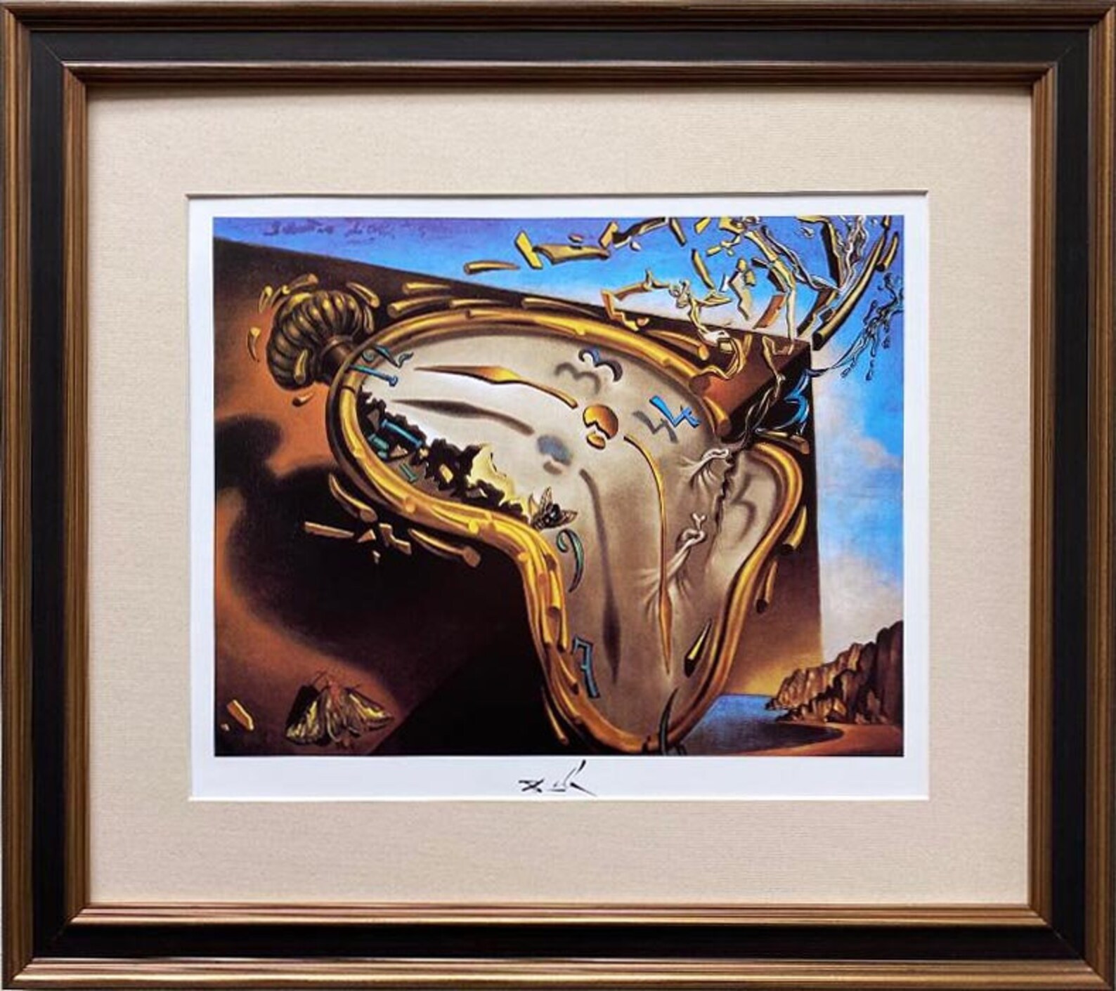 Salvador Dali "explosion" CUSTOM FRAMED ART - Etsy