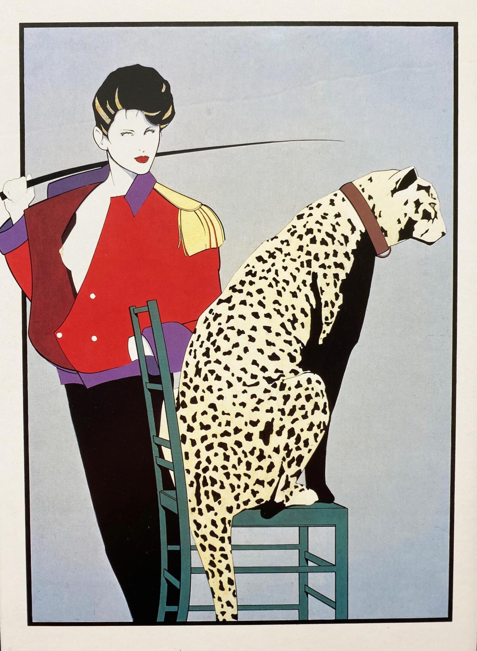 Patrick Nagel "untitled #54 NEW CUSTOM FRAMED Art Deco Print - Etsy