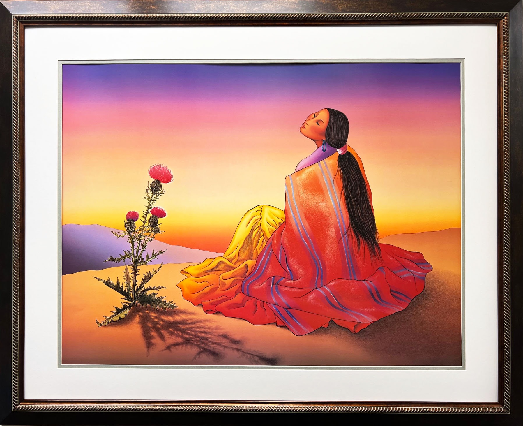 R.C. Gorman "navajo Dawn" NEWLY CUSTOM FRAMED Litho - Etsy