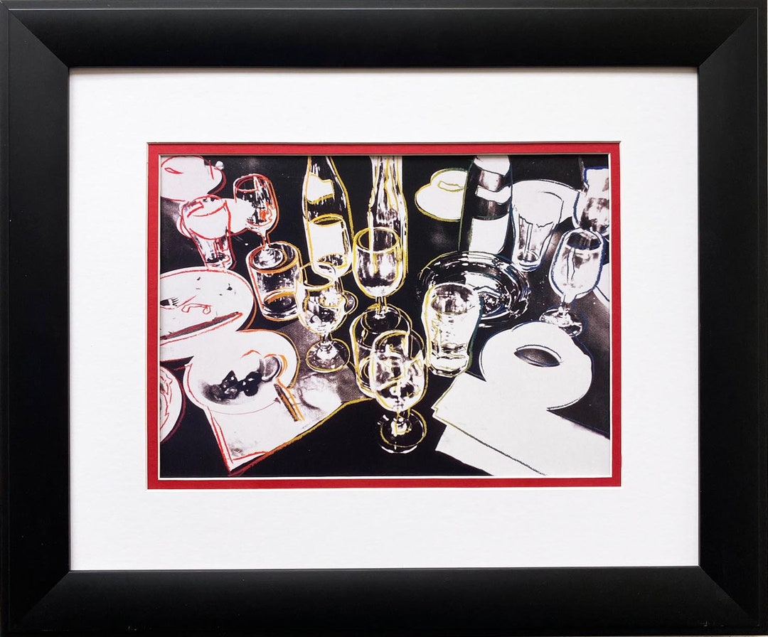 Andy Warhol "after the Party" CUSTOM FRAMED Pop Art Litho - Etsy