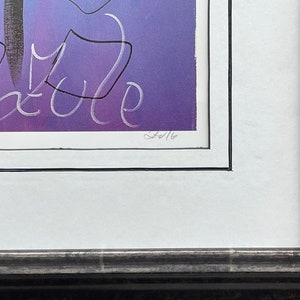 Zule Moskowitz "pink Dream" Hand Signed Newly FRAMED Lithographic Art ...