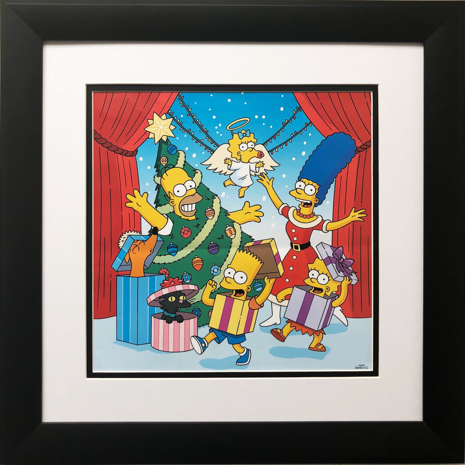 The Simpsons the Simpsons Christmas New Custom - Etsy