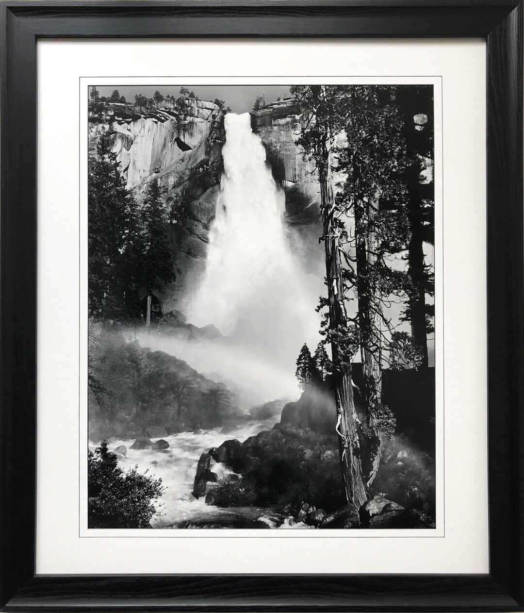 Ansel Adams "nevada Fall" Custom Framed NEW Lithograph - Etsy